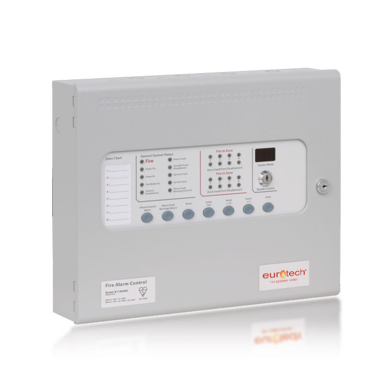 Evotech CP Conventional Panel 2-8 Zone - Eurotech