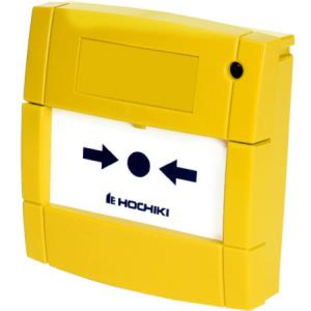 Hochiki Addressable Call Point with SCI - Yellow - Eurotech