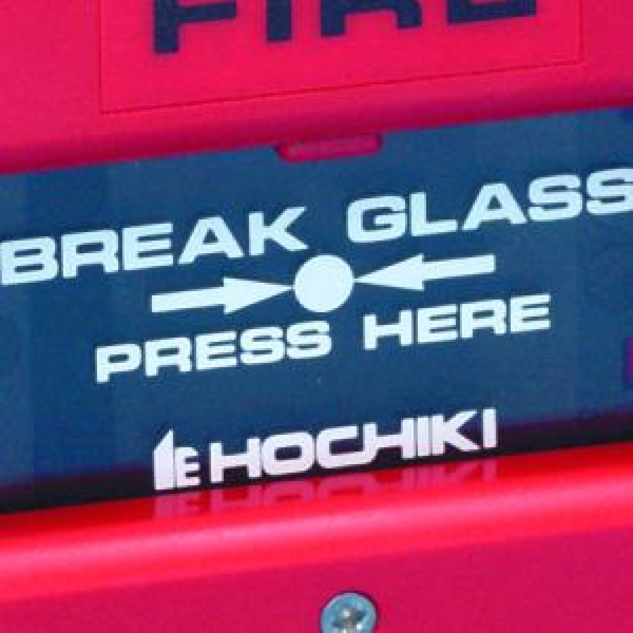 Hochiki Glass Element for Call Point - with Hochiki logo - Eurotech